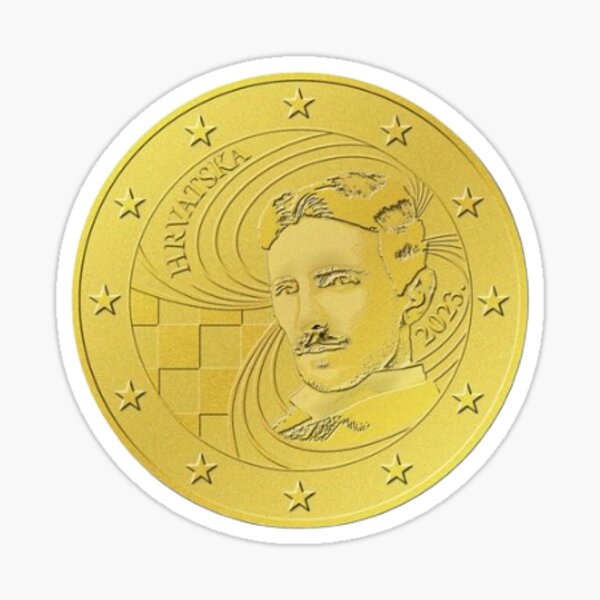 " Croatian euro" Sticker for Sale by monji1croatia | Redbubble