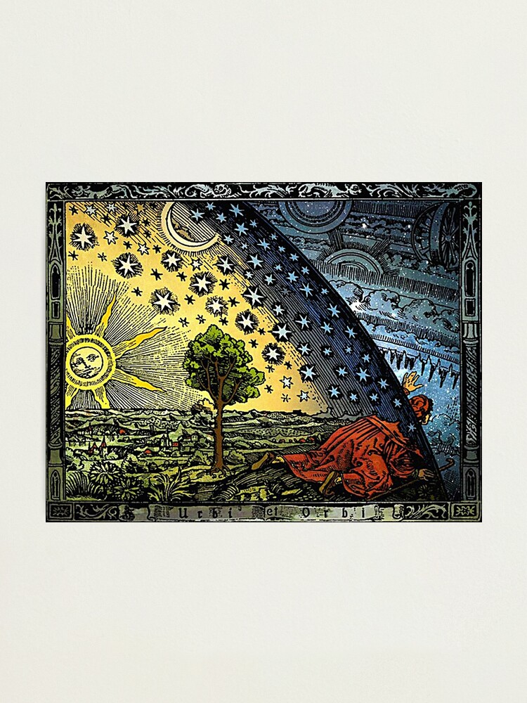 "Flammarion engraving" Photographic Print by christinamorana | Redbubble