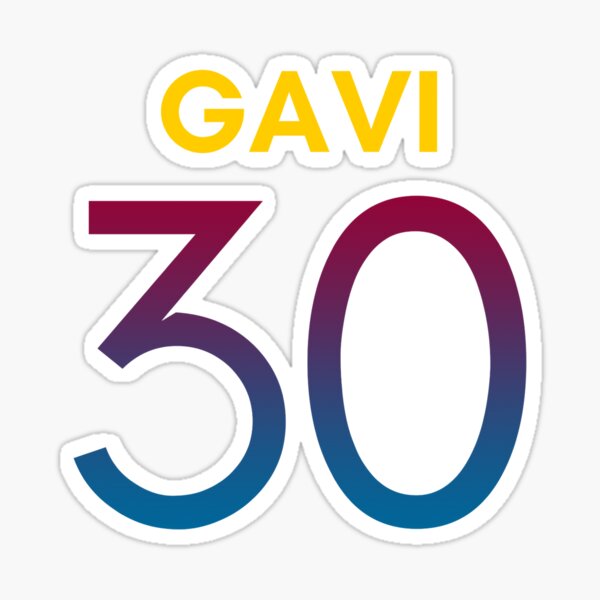 "Gavi 30" Sticker for Sale by EmresV | Redbubble