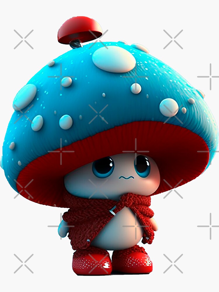 "winter mushroom. Drawing of hallucinating mushrooms. mushroom art ...