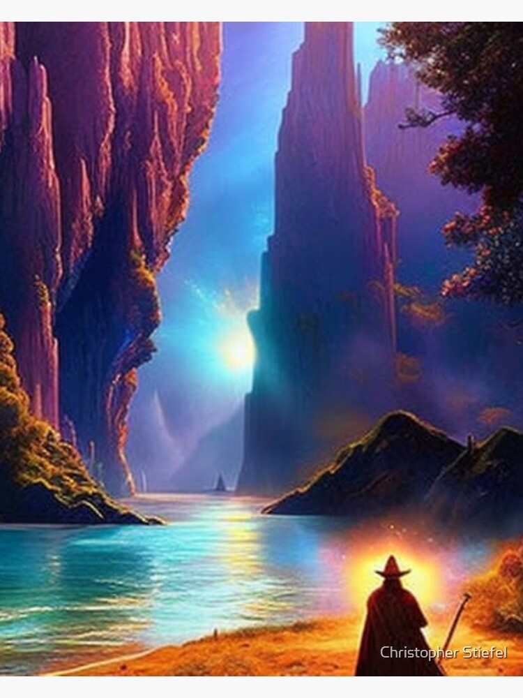 "Wizard beach" Sticker for Sale by casstief85 | Redbubble