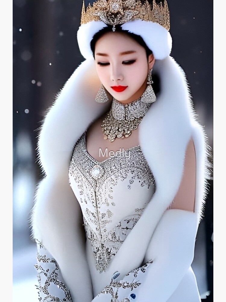 "Snow queen AI Generated art" Poster for Sale by Medly | Redbubble