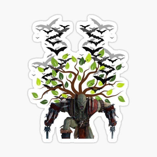 "Zombie tree" Sticker for Sale by Jagensam | Redbubble