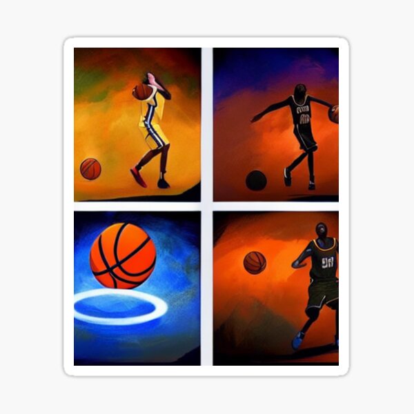 "Basketball concept art 9" Sticker for Sale by artstore911 | Redbubble