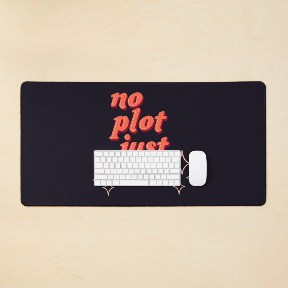 "no plot just vibes" Sticker for Sale by DesignsByAND | Redbubble