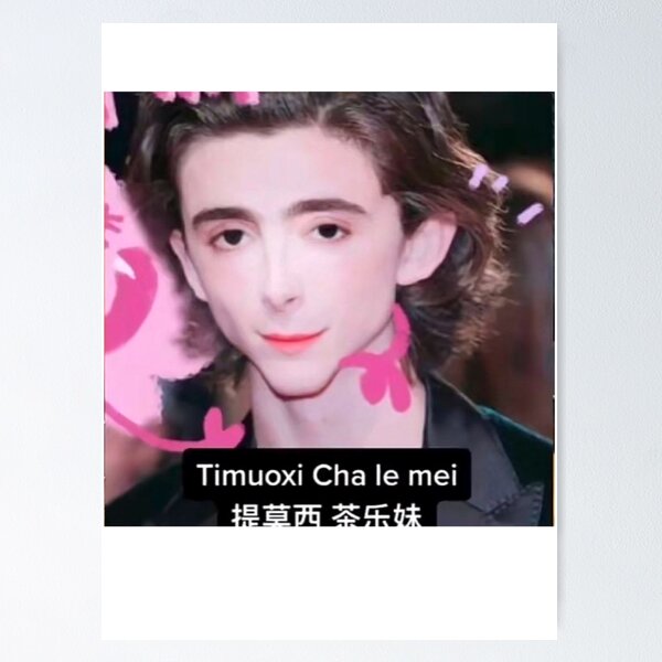 "Timuoxi Cha le mei" Poster for Sale by girlbossmoment | Redbubble