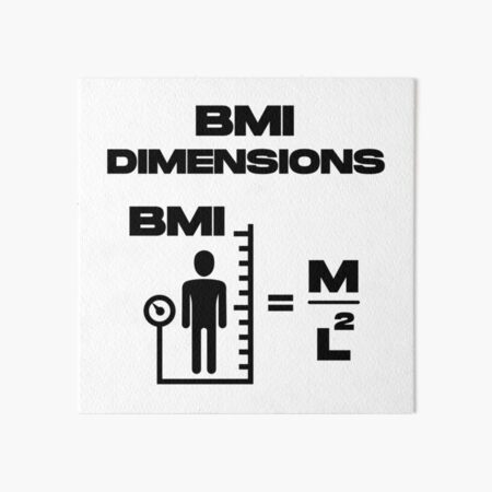 "Beyond Mince Pies Series: BMI Dimensions (black letters)" Art Board ...