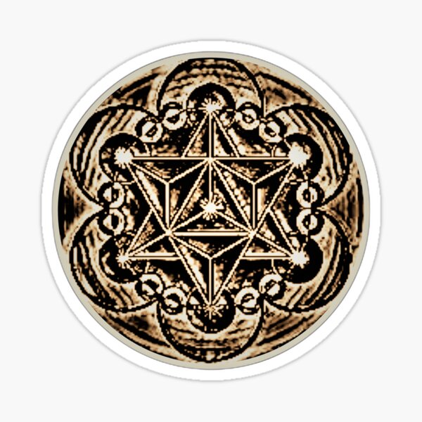 "Metatron's Cube Spiritual Healer" Sticker for Sale by jmed70 | Redbubble