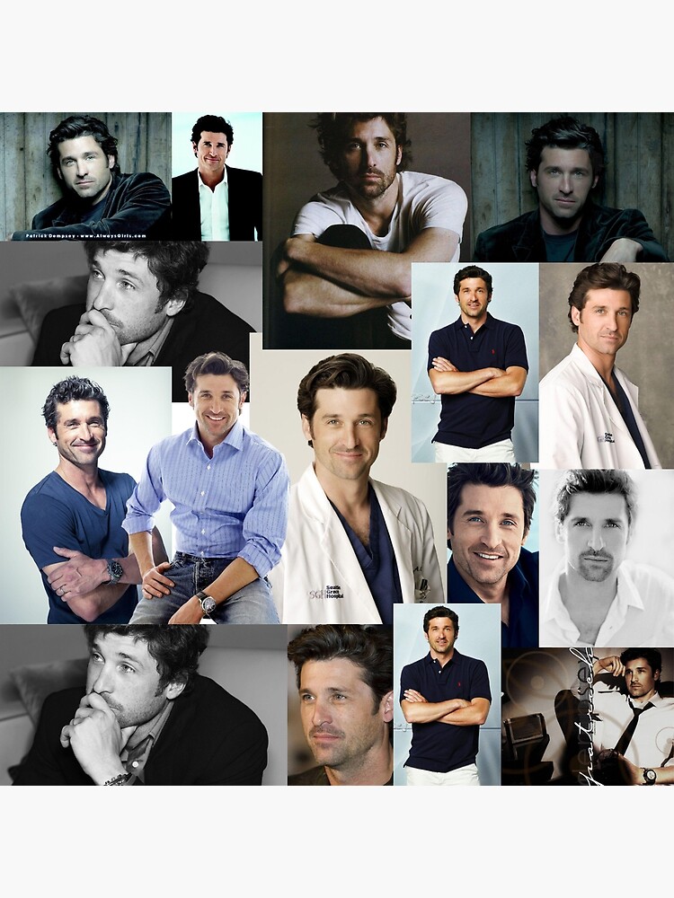 "Patrick Dempsey American actor Ultimate Photo Collage / Photo Montage ...