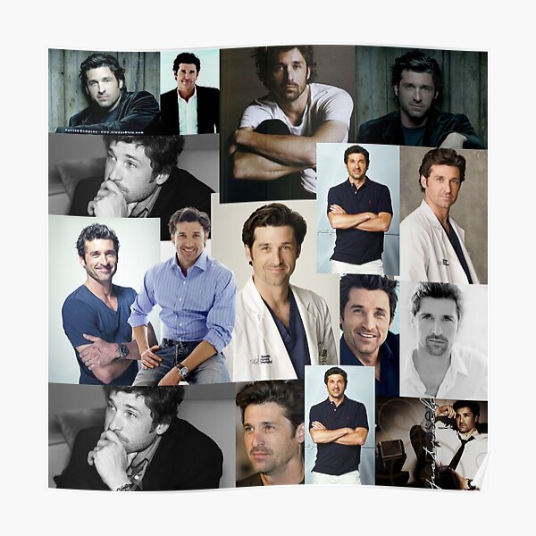 "Patrick Dempsey American actor Ultimate Photo Collage / Photo Montage ...