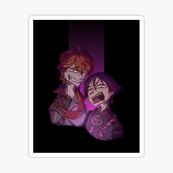 "Genshin Childe and Scara" Sticker for Sale by Cafirca | Redbubble