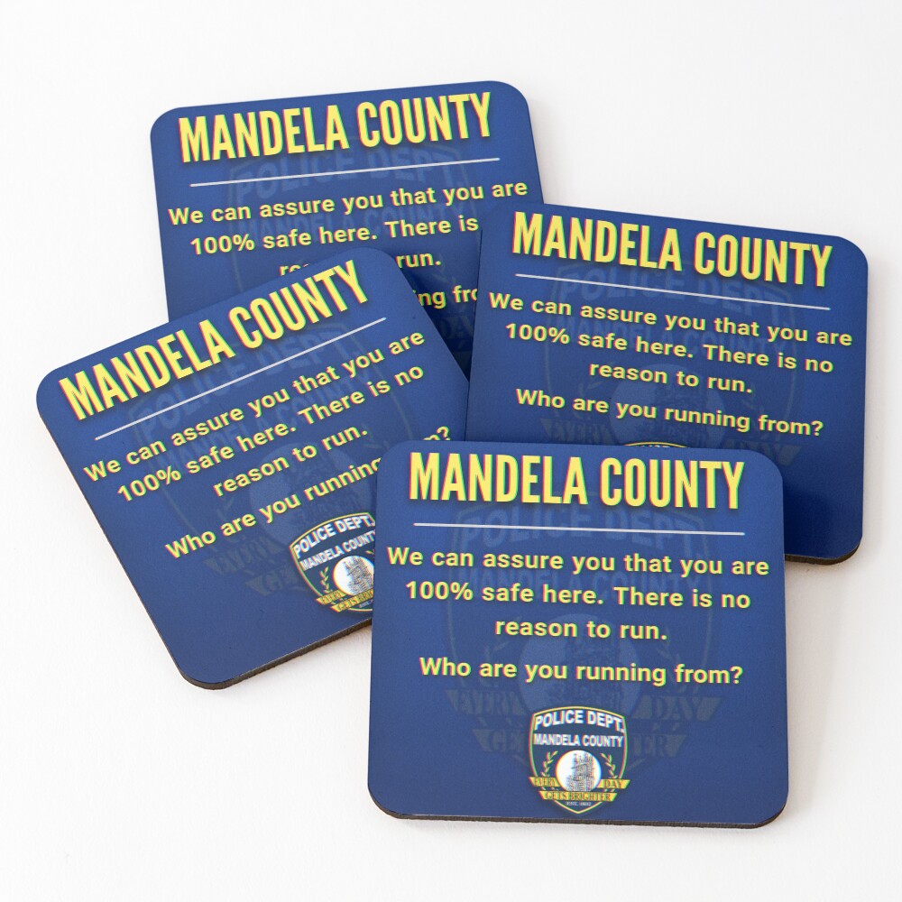 "Mandela County Police Department Website Quote" Sticker for Sale by ...