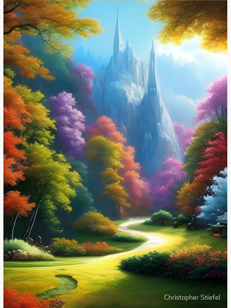 "Pastel Pathway" Sticker for Sale by casstief85 | Redbubble