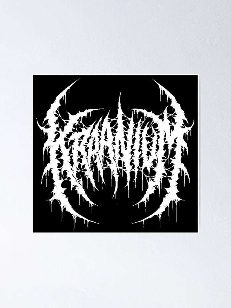 "Kraanium Logo" Poster for Sale by ToHellAndBack8 | Redbubble