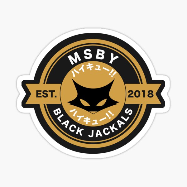 "MSBY Black Jackals" Sticker for Sale by Sijopolang | Redbubble