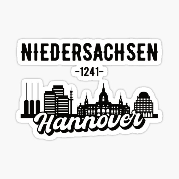 "Hanover Lower Saxony pride gift" Sticker for Sale by TheGloriousJoey ...