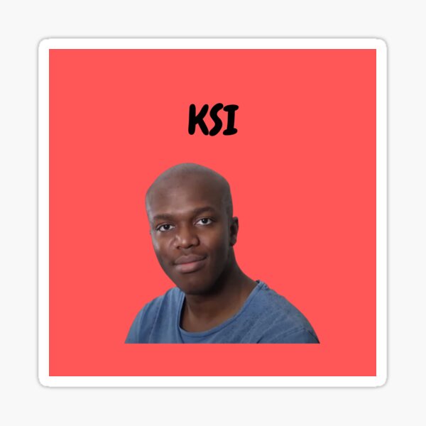 "KSI Bald" Sticker for Sale by EliasBNSA | Redbubble