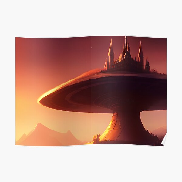 "Futuristic Fantasy World" Poster for Sale by ArtificialCraft | Redbubble