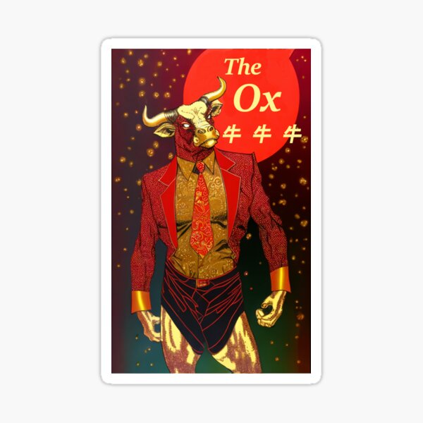 "The Ox" Sticker for Sale by AiDungeon | Redbubble