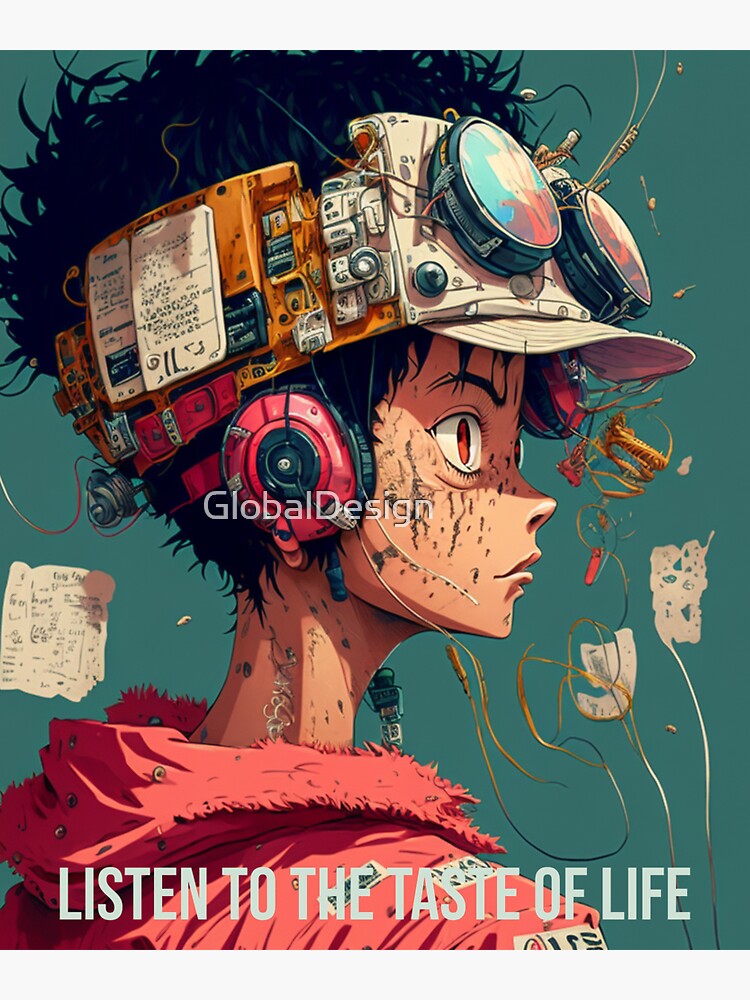 "Listen To The Taste Of Life" Sticker for Sale by Nabylsantana | Redbubble