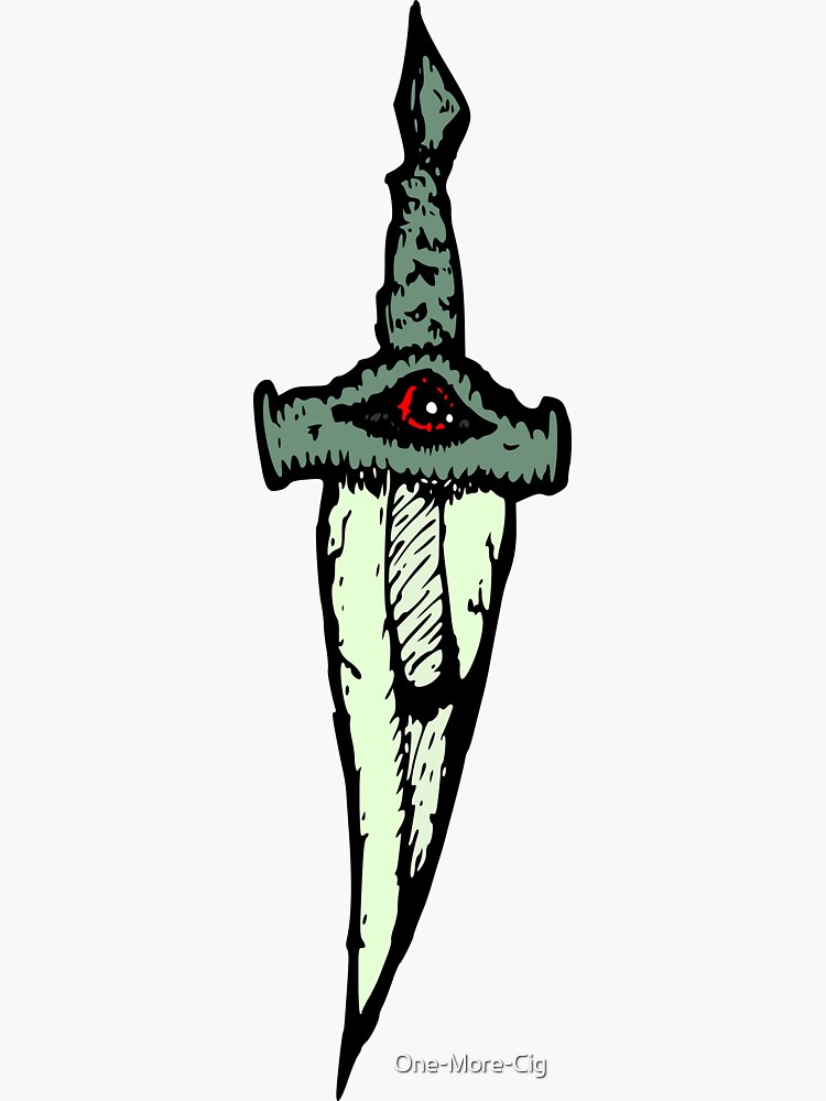 "Eye-Sword" Sticker for Sale by One-More-Cig | Redbubble