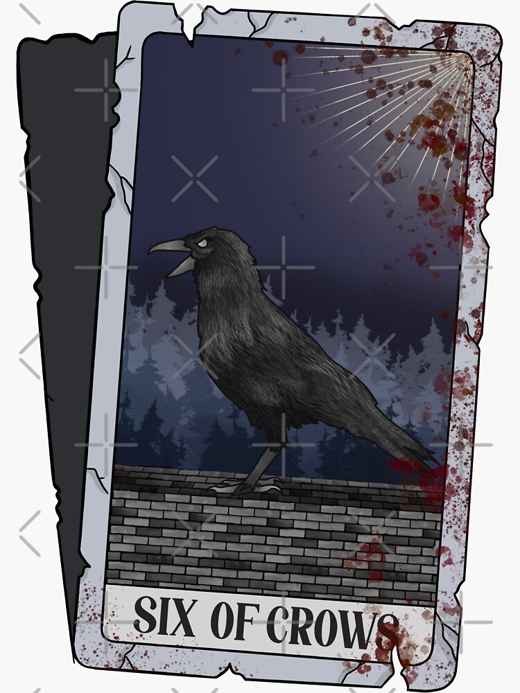 "six of crows tarot" Sticker for Sale by atlasbackache | Redbubble