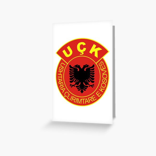 "KLA Kosovo Liberation Army logo" Greeting Card by Luan13 | Redbubble