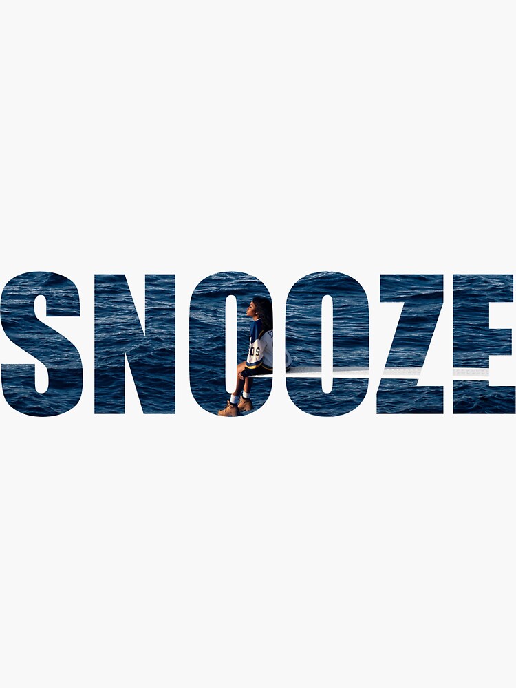 "SZA SOS ALBUM SNOOZE STICKER" Sticker for Sale by reiley4404 | Redbubble