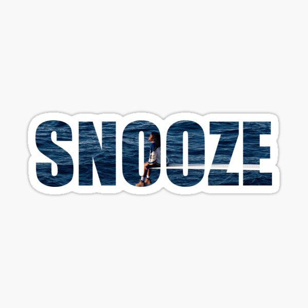 "SZA SOS ALBUM SNOOZE STICKER" Sticker for Sale by reiley4404 | Redbubble