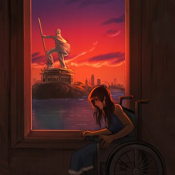 "Korra, in Aang's shadow" Art Print for Sale by silima-art | Redbubble