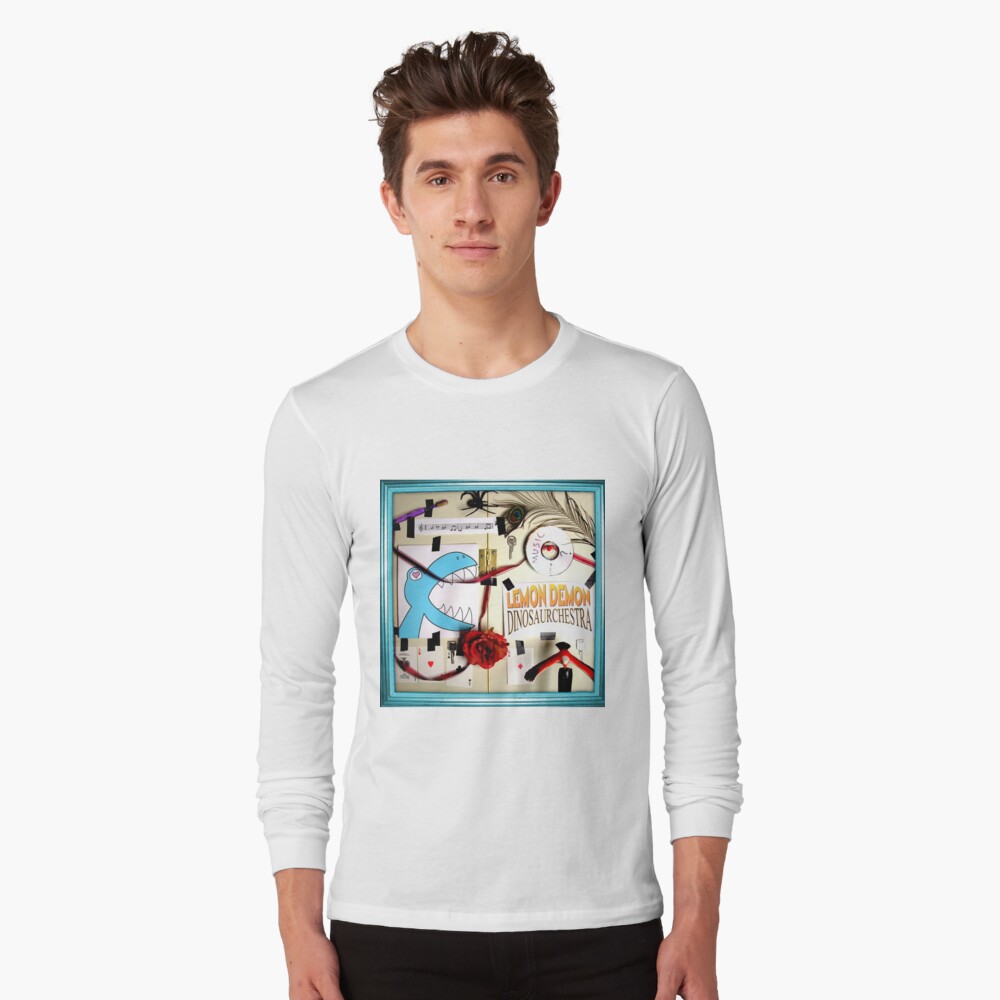 "Lemon demon - Dinosaurchestra Album" Sticker for Sale by Smokadey ...