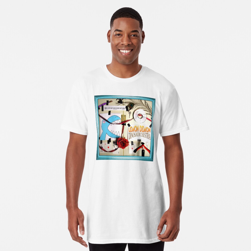 "Lemon demon - Dinosaurchestra Album" Sticker for Sale by Smokadey ...