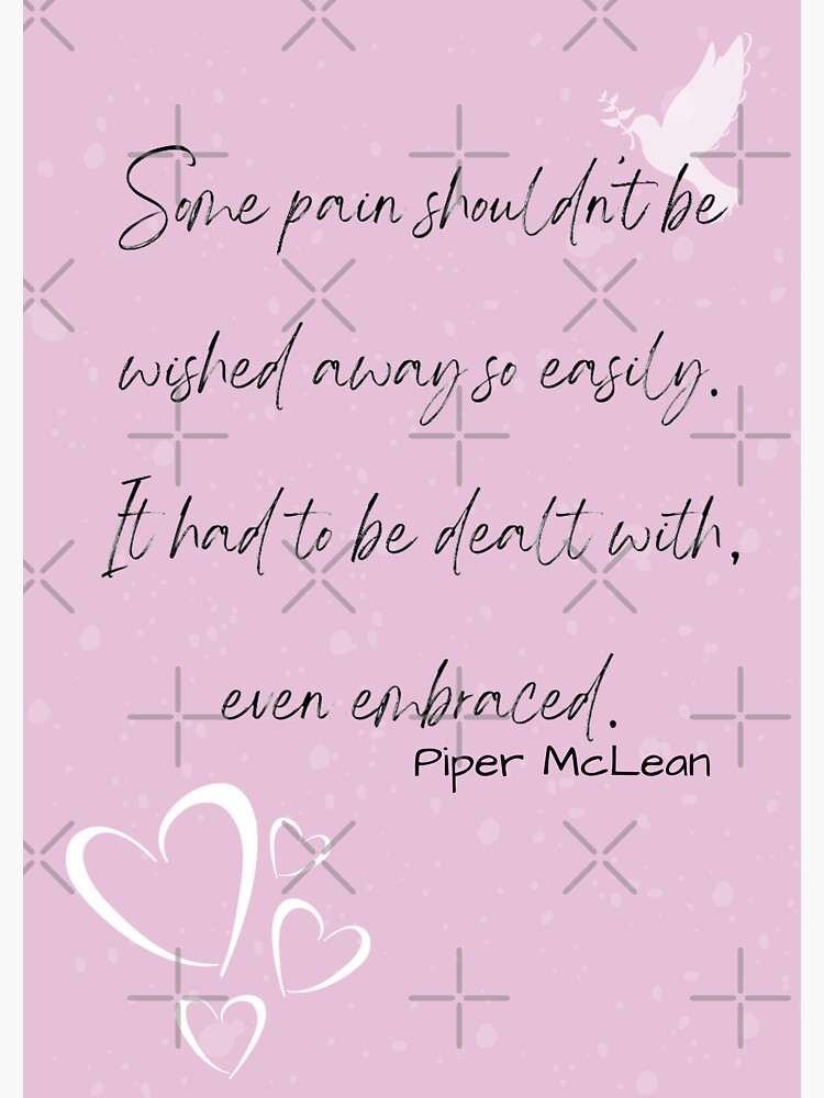 "Piper McLean quote" Sticker for Sale by RiordanverseG | Redbubble