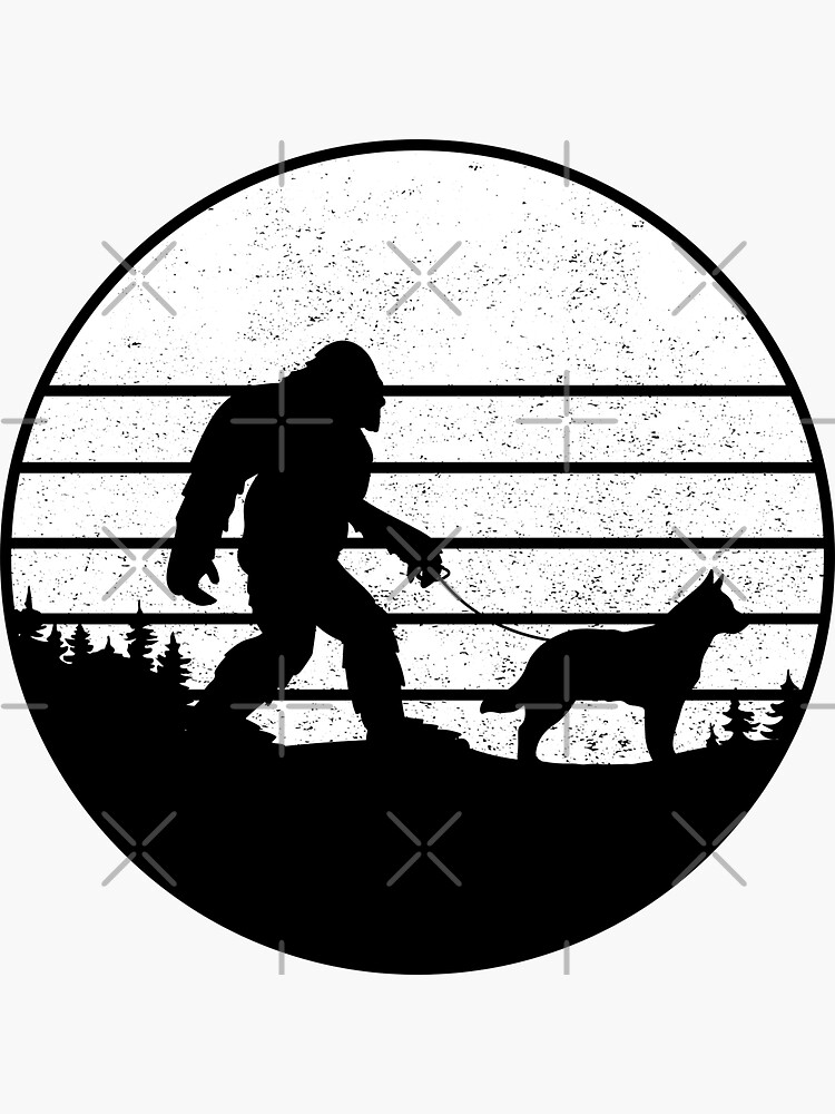 "Bigfoot Walking Australian Cattle Dog Funny Sasquatch For Dog Owners ...