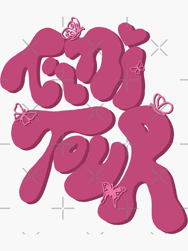 "tini stoessel - tini tour logo" Sticker for Sale by tinispieterse ...