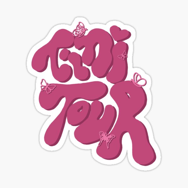 "tini stoessel - tini tour logo" Sticker for Sale by tinispieterse ...