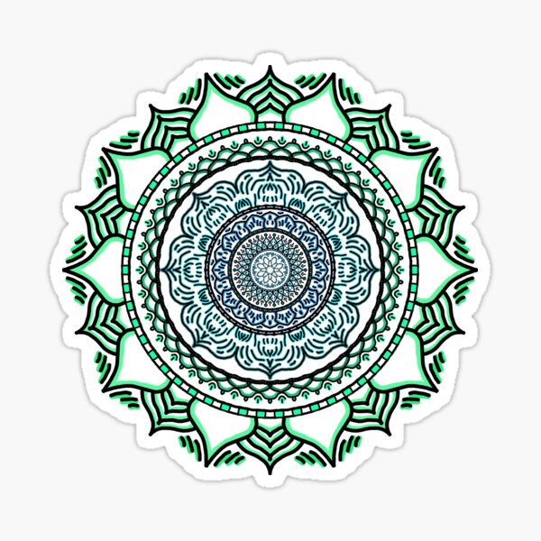 "Mandala " Sticker for Sale by javisolarte | Redbubble