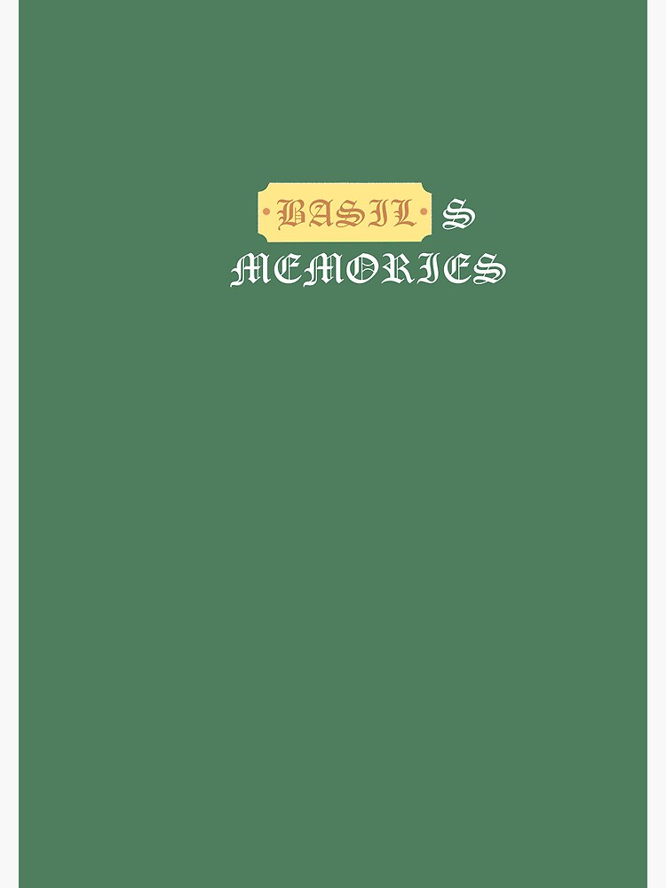 "OMORI Basil's photo album" Spiral Notebook for Sale by FroggyInk ...