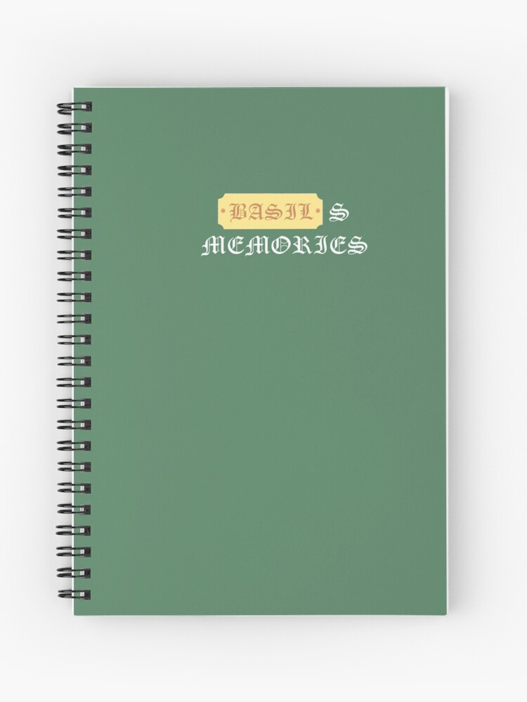 "OMORI Basil's photo album" Spiral Notebook for Sale by FroggyInk ...
