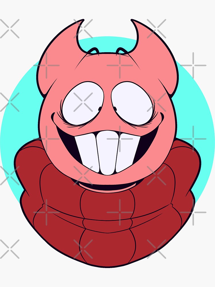 "Bob Velseb The Devil Butcher" Sticker for Sale by BonetrixARTS | Redbubble