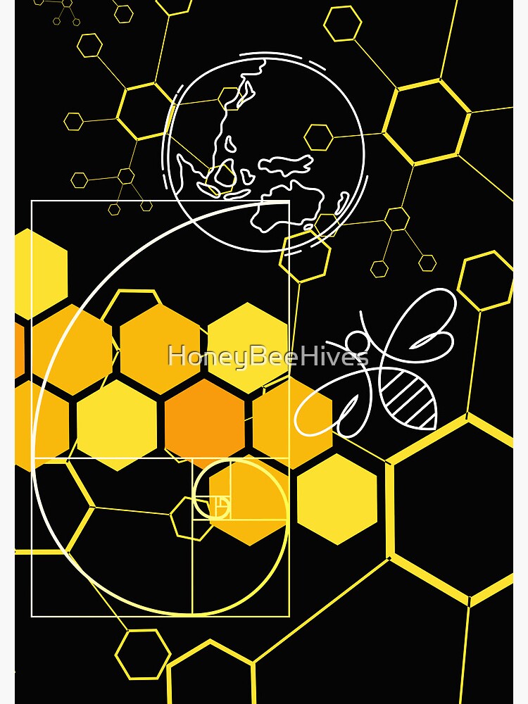 "Fibonacci Bees" Journal for Sale by HoneyBeeHives | Redbubble