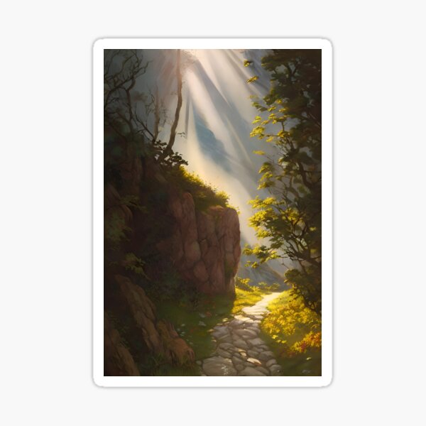 "Forest Path" Sticker for Sale by VictoriaLehnard | Redbubble