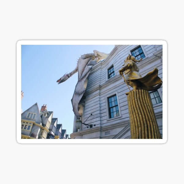 "Diagon Alley Gringotts Goblin Statue and Dragon - Fine Art Photography ...