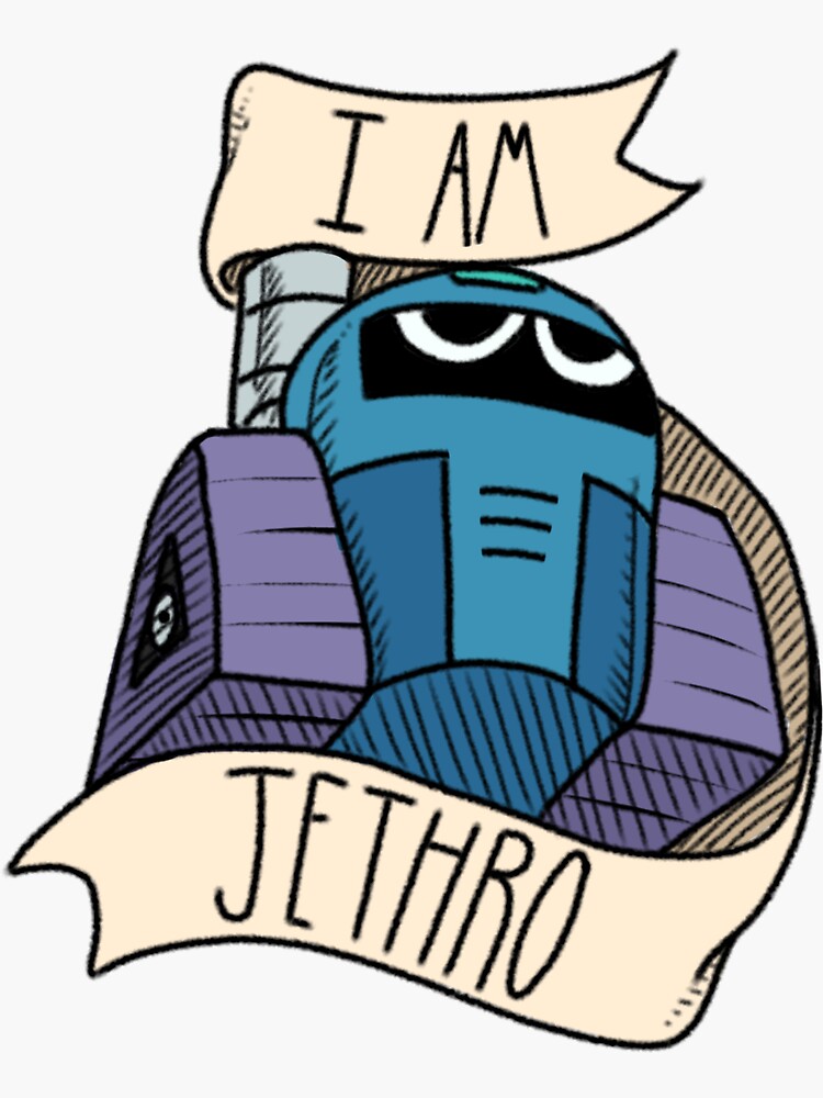 "I Am Jethro - OK K.O." Sticker for Sale by DionysusArt | Redbubble