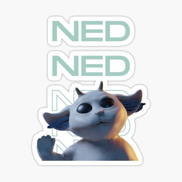 "NED" Sticker for Sale by Xicasso | Redbubble