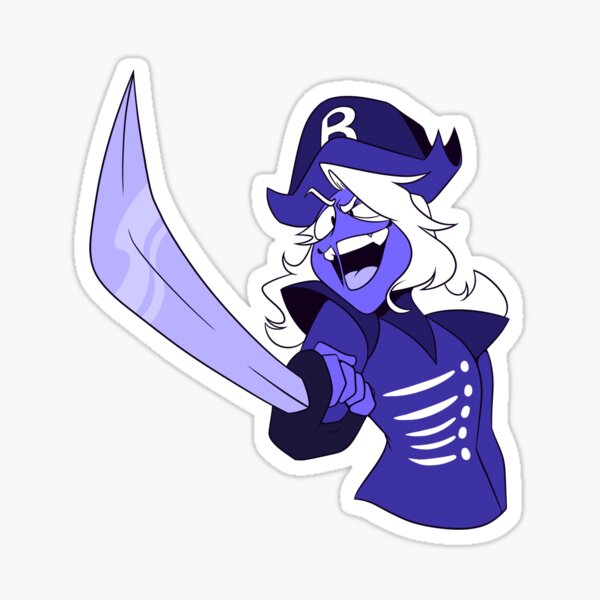 "Captain Rouxls Kaard" Sticker for Sale by BonetrixARTS | Redbubble