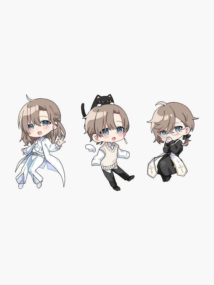 "Nijisanji Kanae Pack 3" Sticker for Sale by lumimins | Redbubble