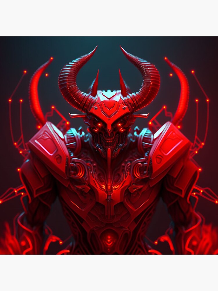 "Devil Series [Robotic]" Sticker for Sale by TheCensoredBois | Redbubble