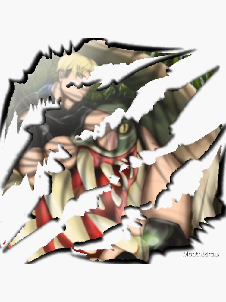 "Dinosaur scratch " Sticker for Sale by Moath1draw | Redbubble