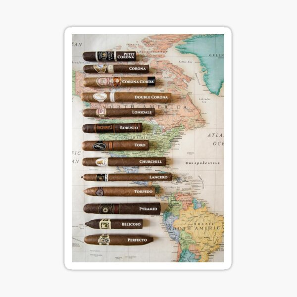 "The Ultimate Cigar Reference Knowledge " Sticker for Sale by World ...
